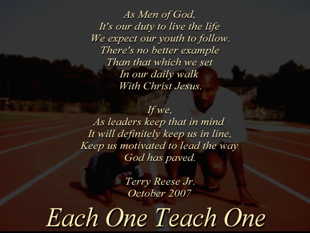 Off Track...: Each One, Teach One