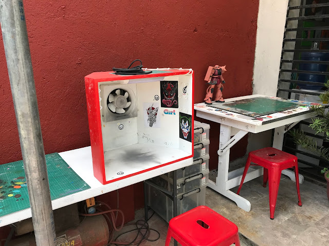 Gunpla Workstations at Blue Brick Art Gallery |Don Suratos aka DC23