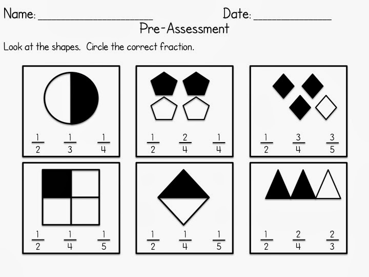 Three Cheers for First Grade: Fraction Action