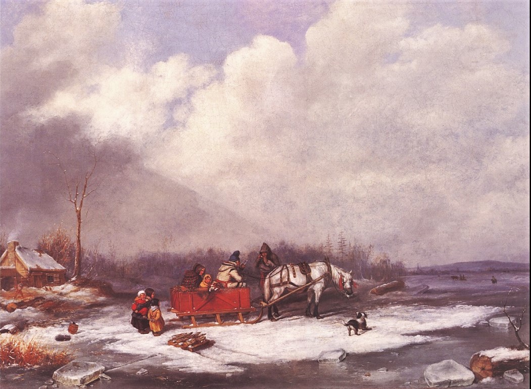Women in the 19C United States of America: Women traveling in Winter on ...