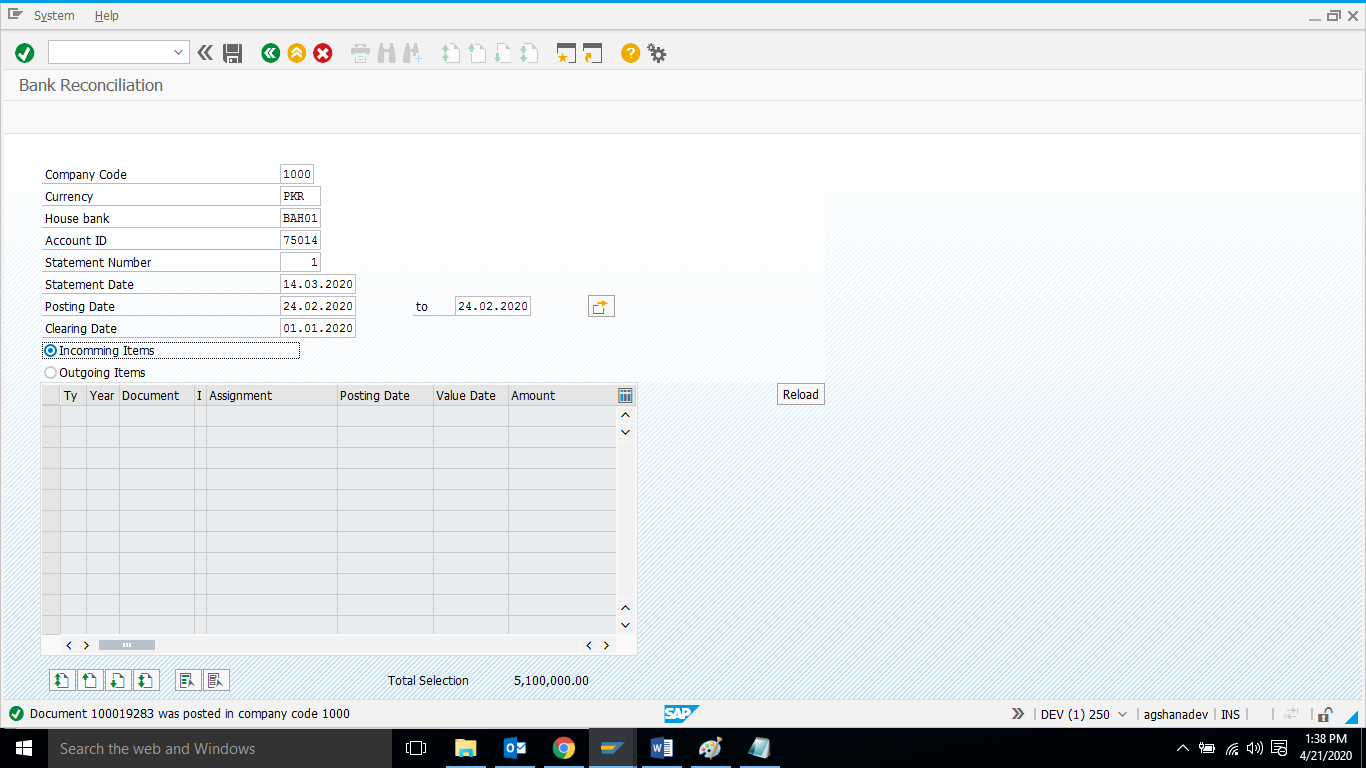 SAP ABAP Central: Implementing Clearing Interface using POSTING ...