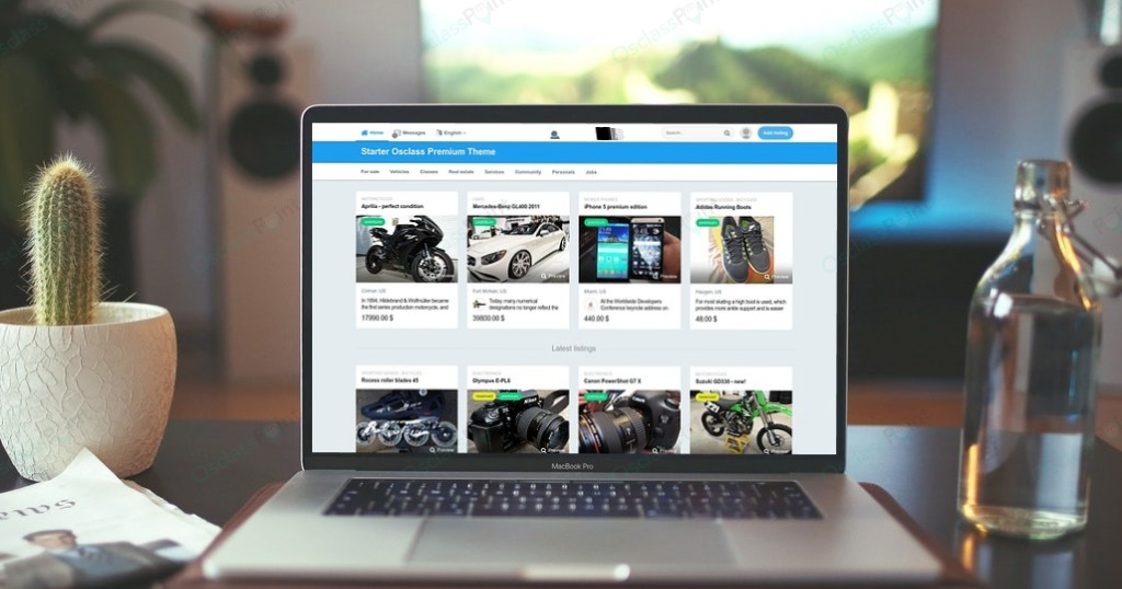 Download Starter Osclass Theme - Osclass Premium and Free 2021