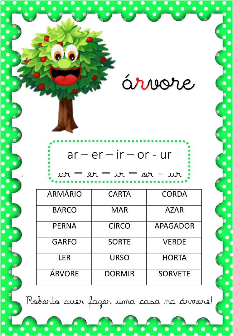 Apostila com sílabas complexas Cards ilustrados com sílabas complexas ...