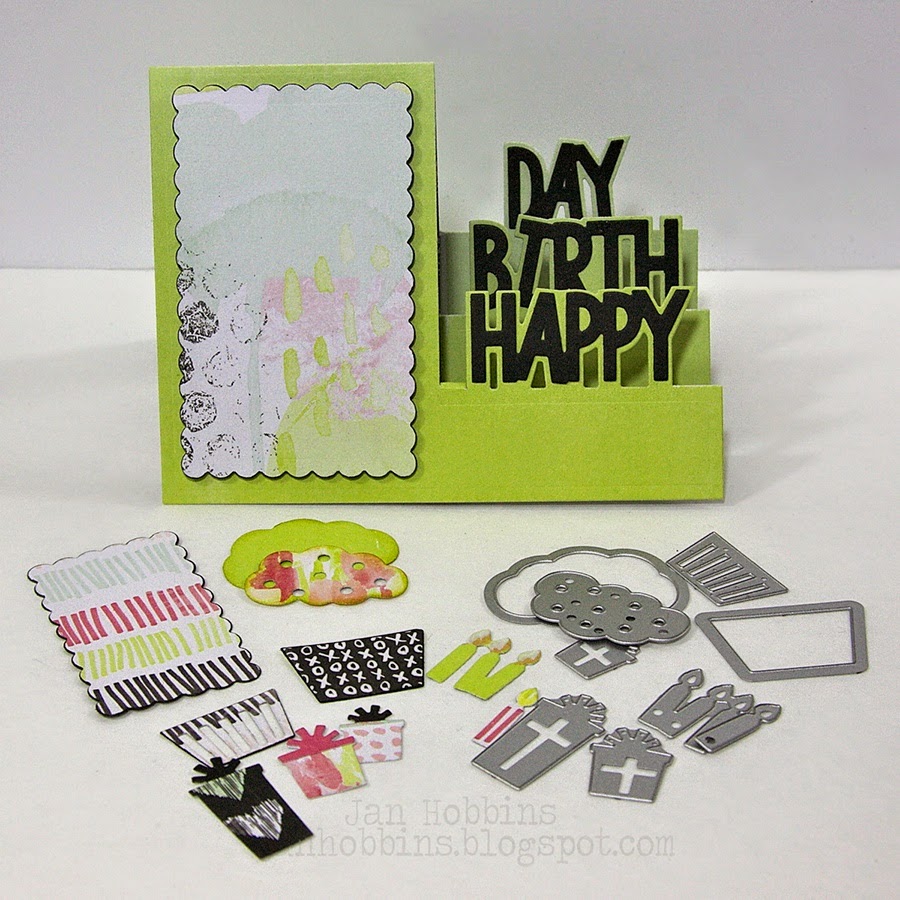 HAPPY BIRTHDAY CARD TUTORIAL - In My Own Imagination