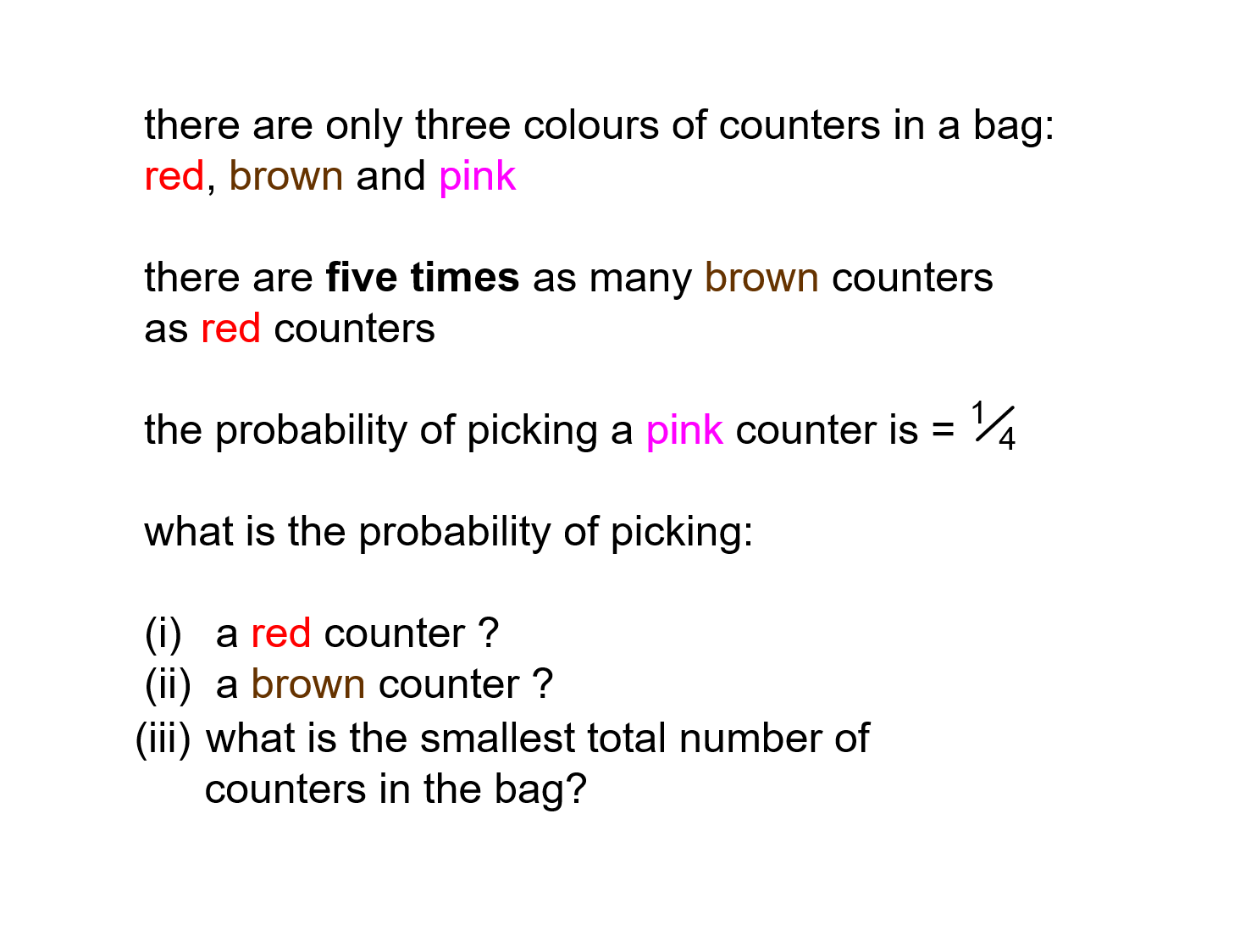 MEDIAN Don Steward mathematics teaching: probability and counters