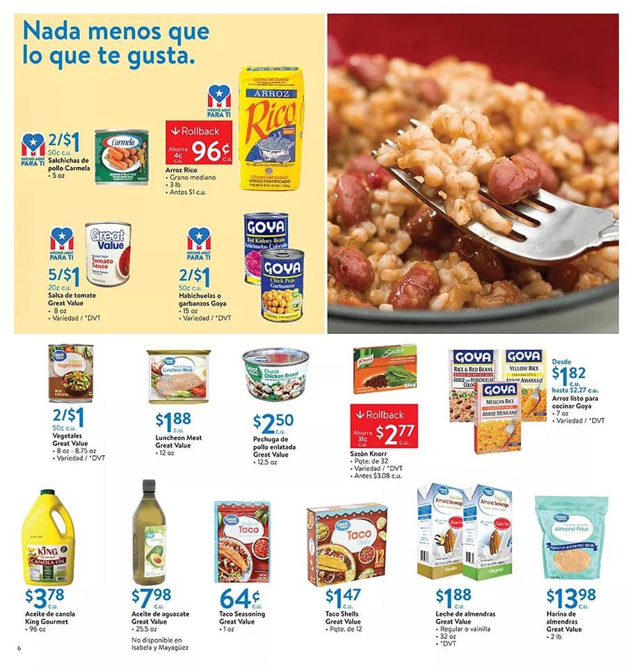 Ahorros Diarios Usando Cupones: Especiales en las tiendas Walmart ...