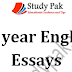 2nd year English Essays Notes PDF important - Zahid Notes