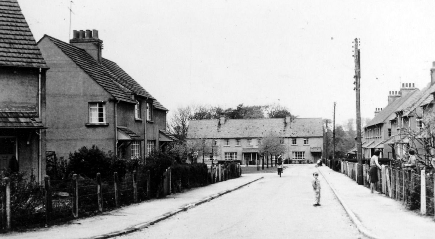 Tour Scotland: Old Photograph Burnbank Street Fochabers Scotland