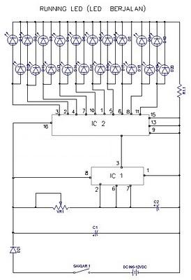 Lampu Led berjalan/running led ( bentuk bulat ) | Edukasi_Blog