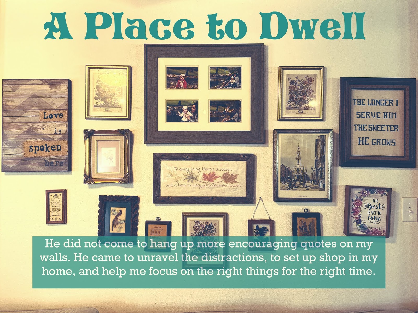 See Good Things : A Place to Dwell