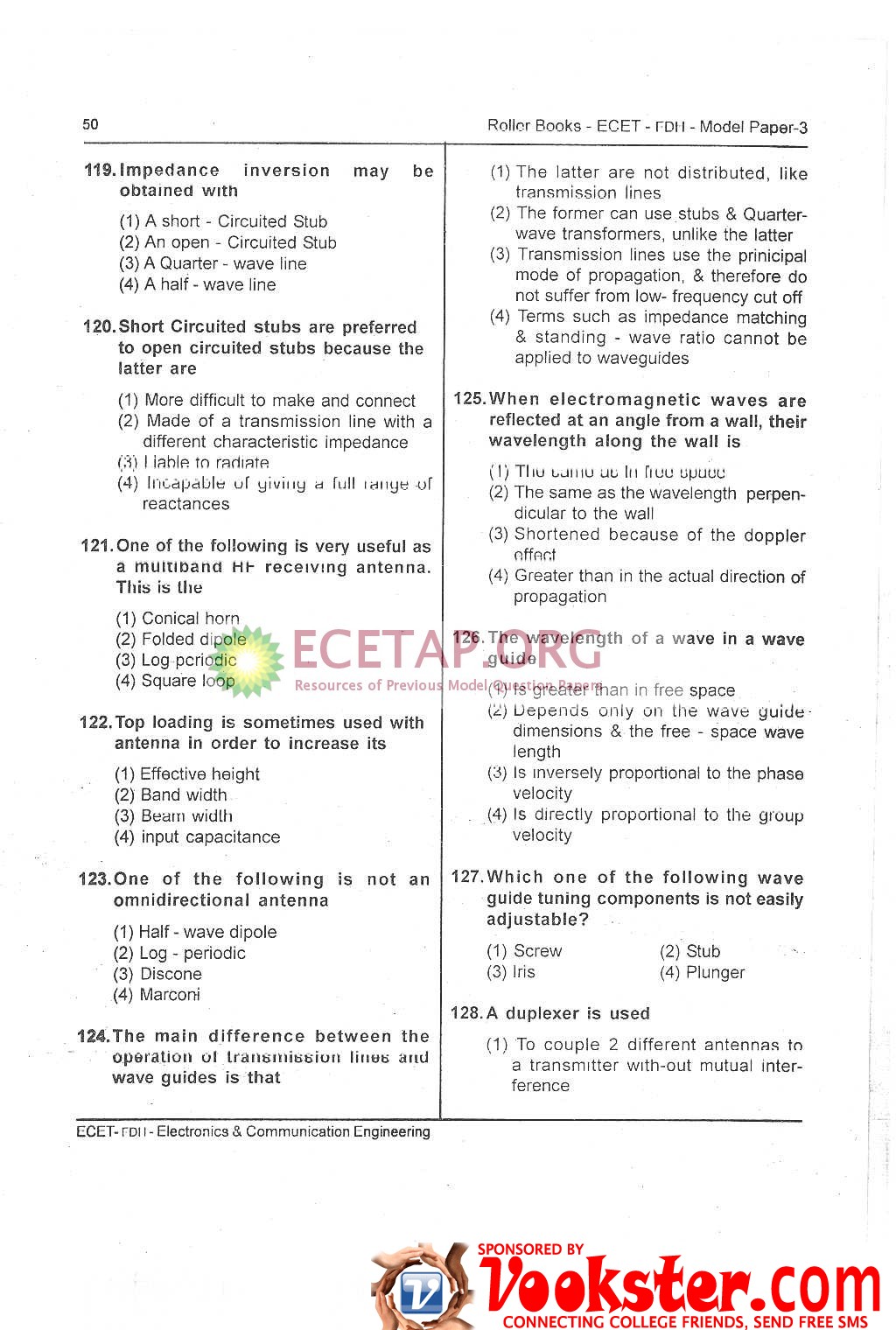 ECETAP - 2016, Previous, Model Papers, Question Papers EEE,ECE,SCE ...