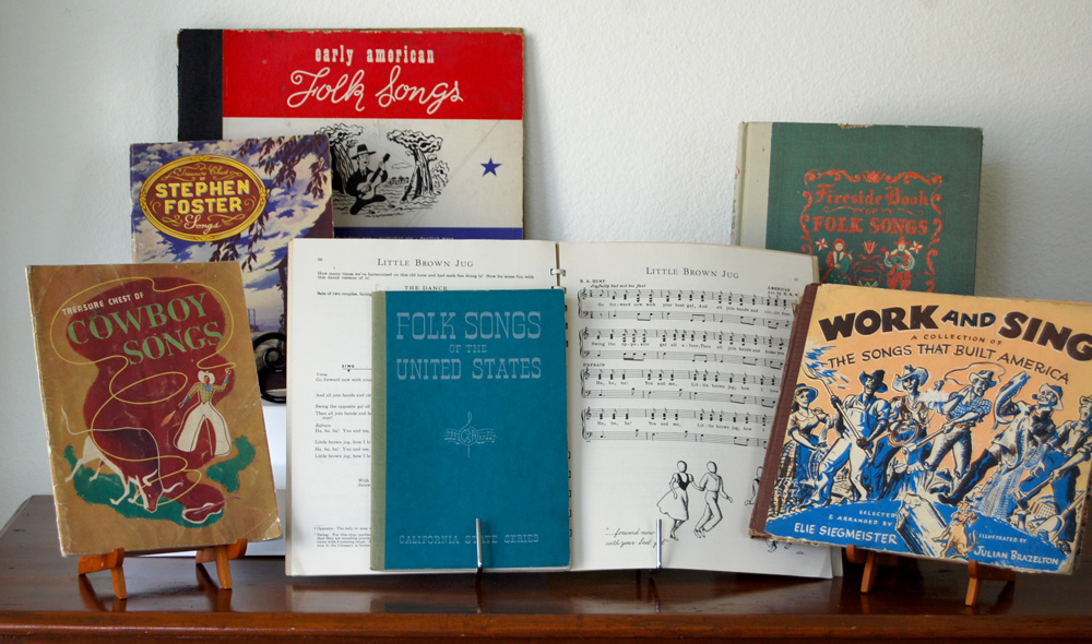 The Copycat Collector: COLLECTION #92: Old Folk Song Books and Music
