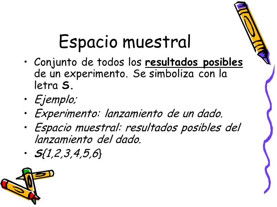 ESTADÍSTICA DE LA PROBABILIDAD: ESPACIO MUESTRAL