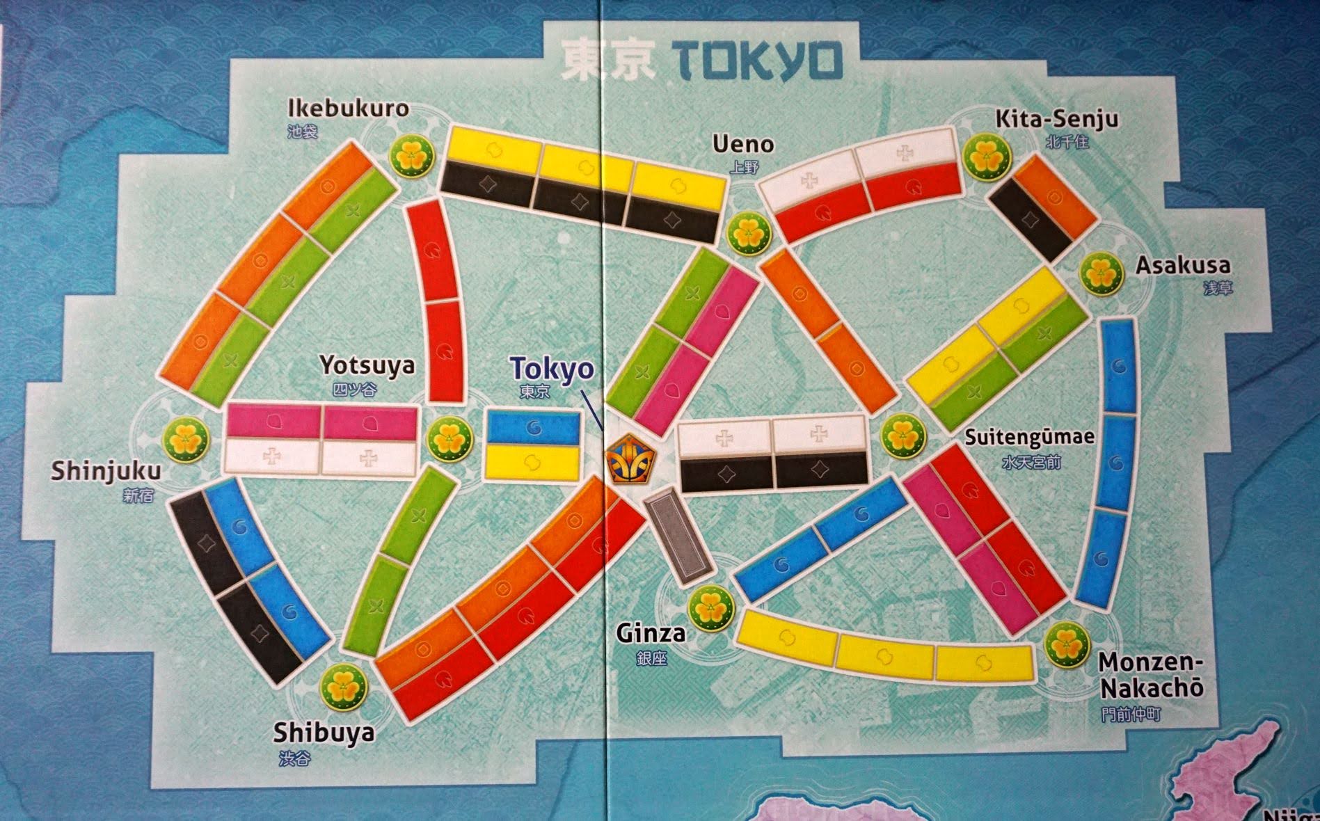 Hiew's Boardgame Blog: Ticket To Ride: Japan