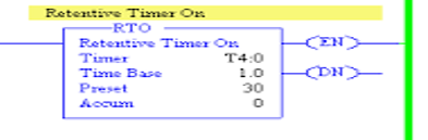 Blog Electrónica Radical: Retentive Timer On (RTO)