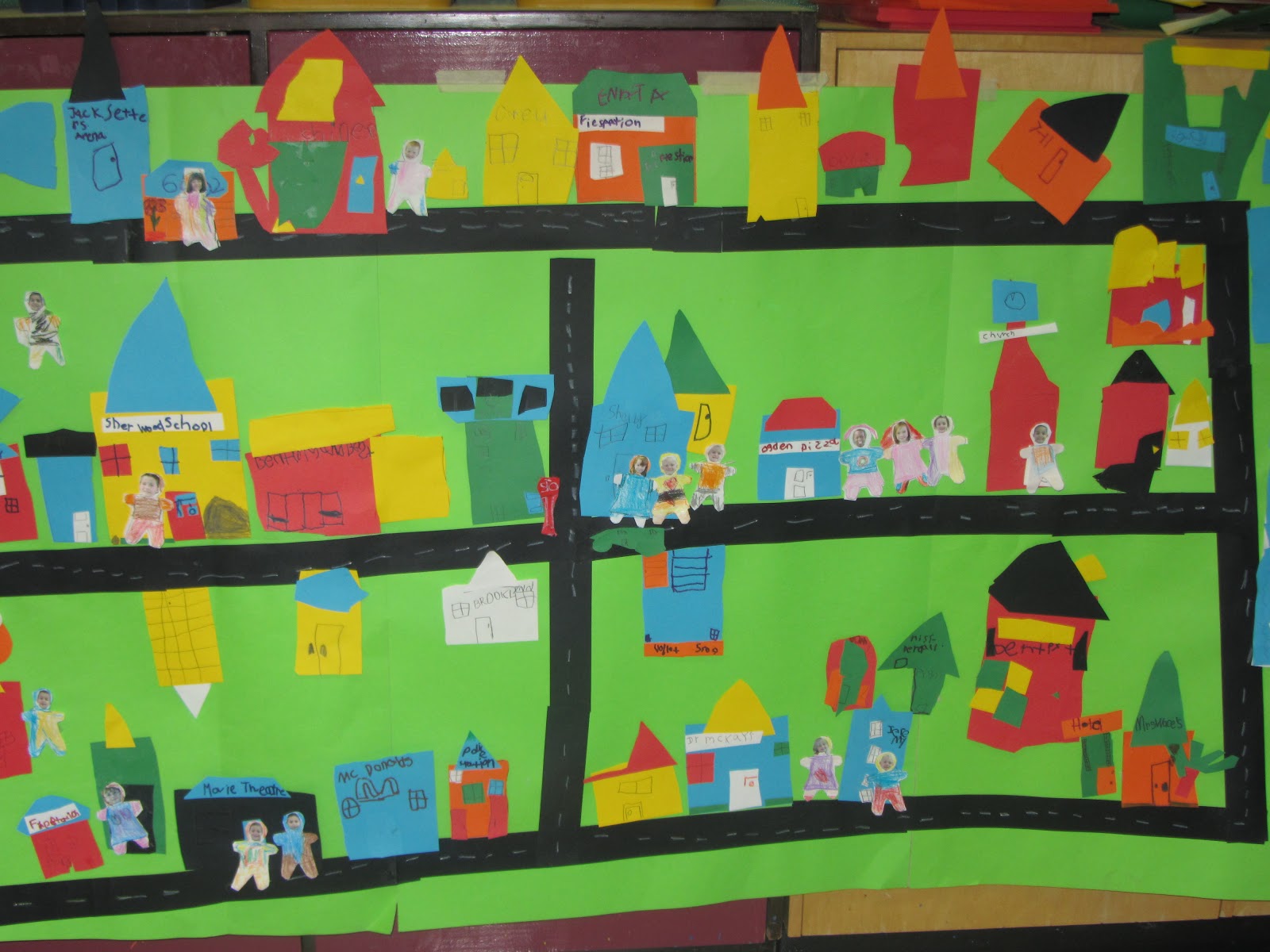 First Grade Footprints : Community Map Finished