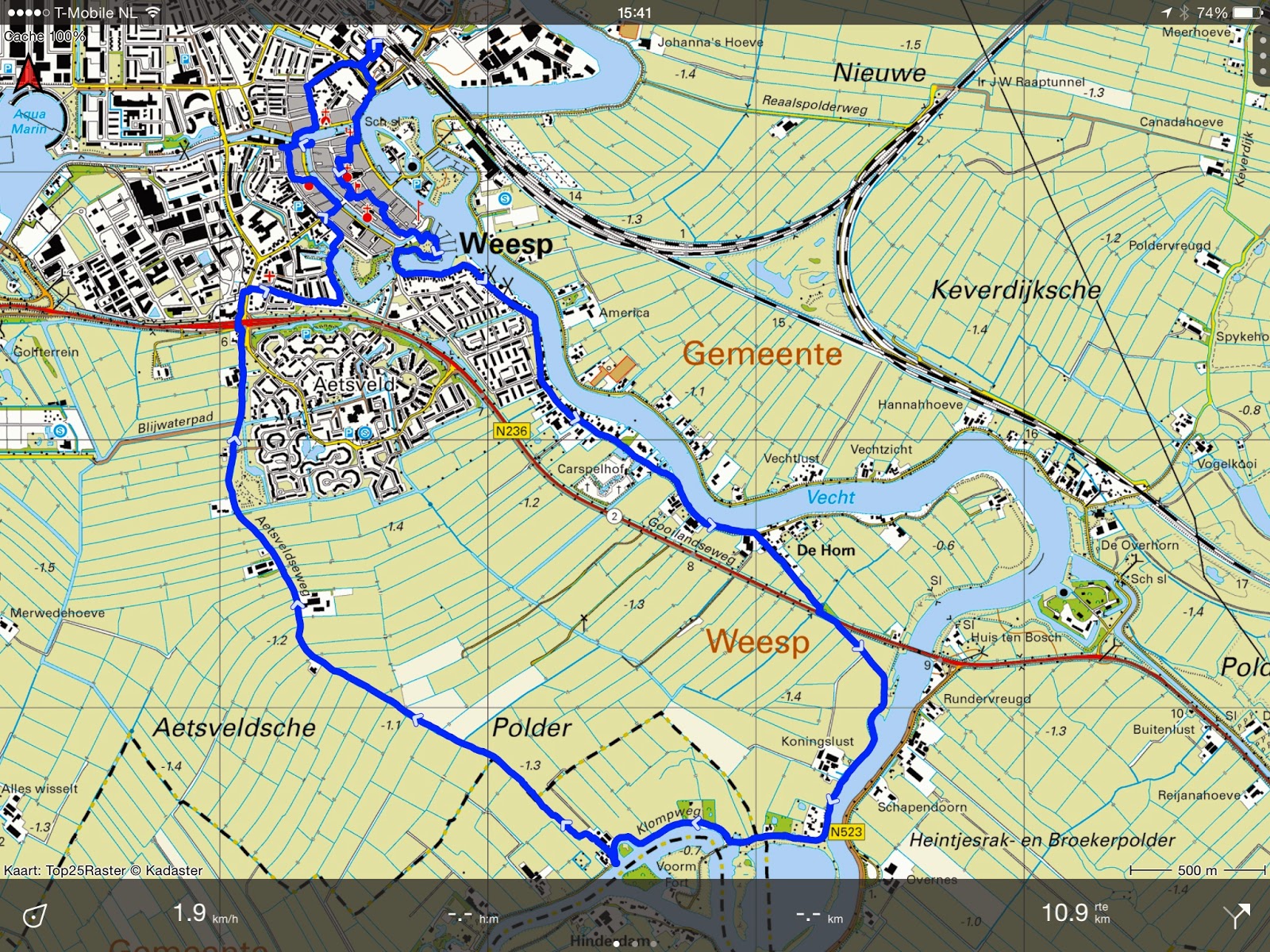 Wandel, fiets en vakanties : Weesp