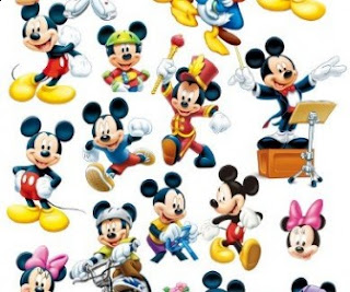 Free Graphics Online: Mickey Mouse PSD Templates