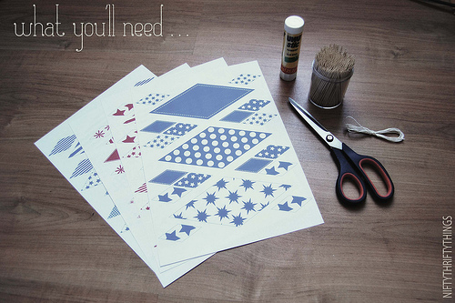 In your back pocket...: Free Printable Mini Flags