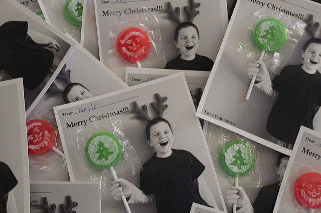 maker*land.: Lollipop Christmas cards