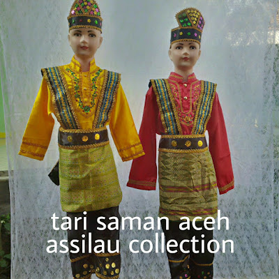 Gambar Kostum Tari Saman - Visit Banda Aceh