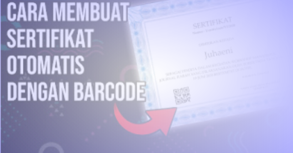How To Make Certificates Equipped With Barcodes Automatically ...