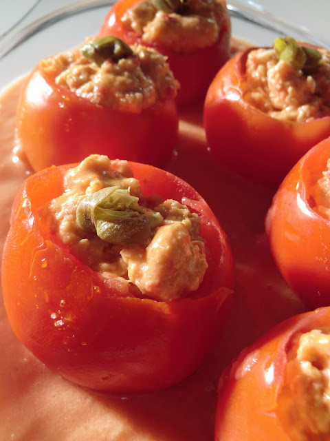 Siba-Rita: Tomates rellenos fríos / Cold stuffed tomatoes