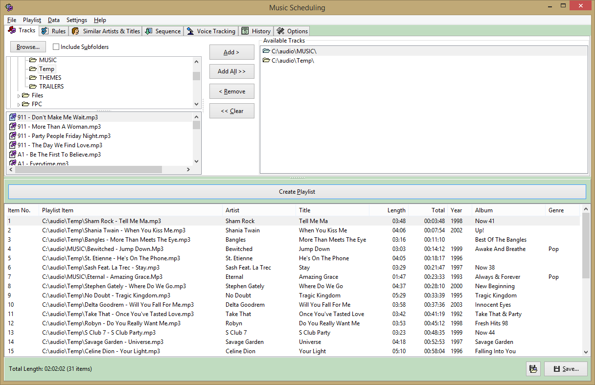Library Player: Music Scheduling – posting a playlist to your blog or ...