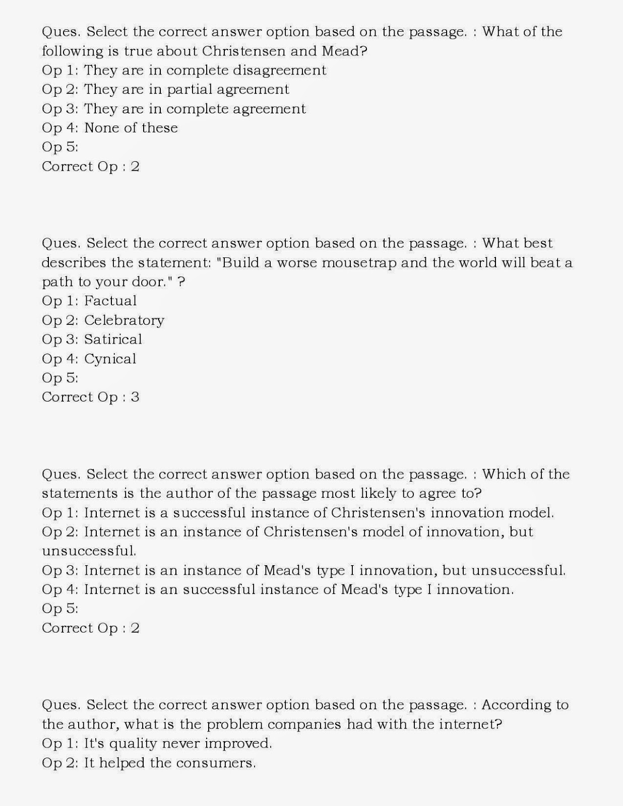 Download free books and study material: English sample questions for ...