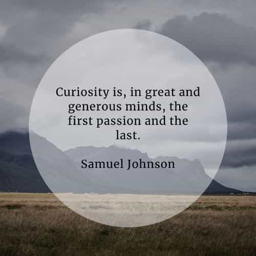 60 Curiosity quotes that'll help you achieve great things
