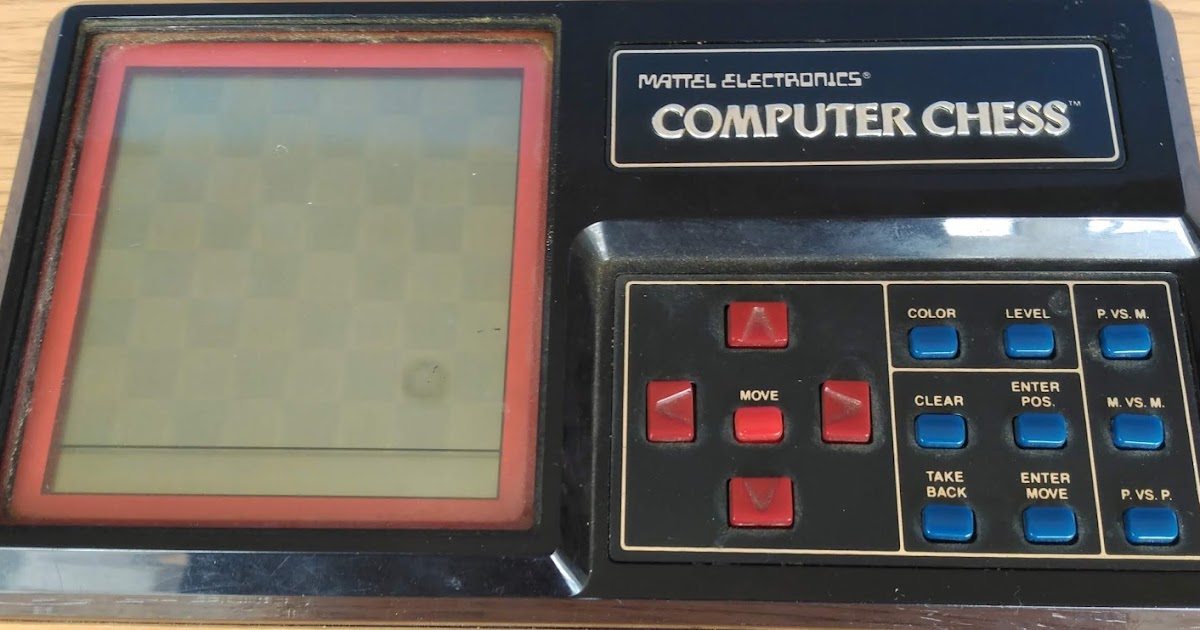 Retro Ordenadores Orty: Mattel Computer Chess (1980) (versión 1992-0750 ...