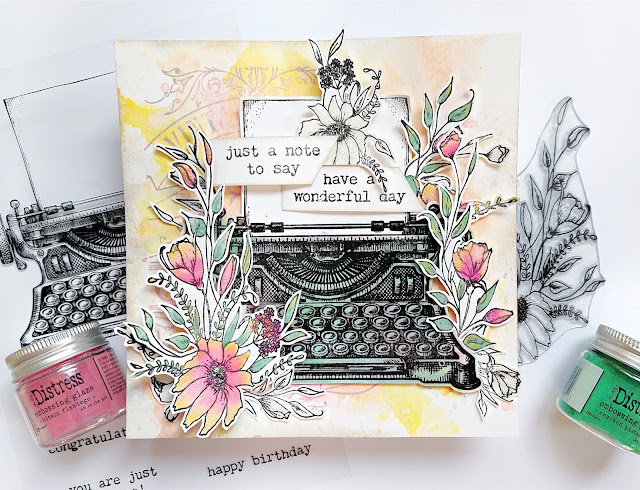 Learning to photograph my craft projects featuring Text(ures) stamps by ...