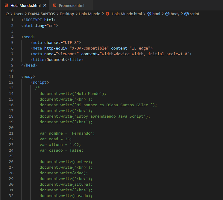 Portafolio de Aplicaciones Web I: 💻JAVA SCRIPT___//___PRACTICA:1📌