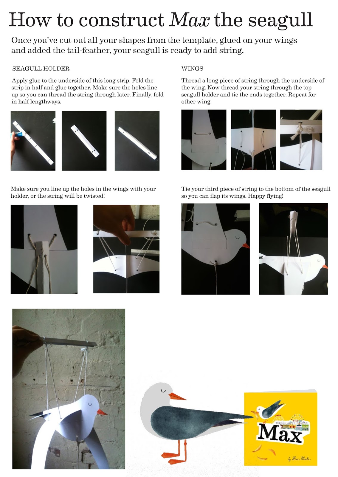 Templar Publishing: Make your own seagull with Marc Martin!