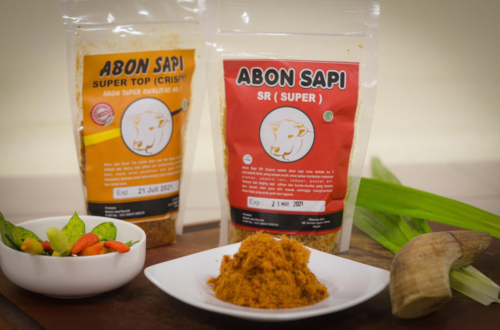 Abon Sapi, Ayam dan Bawang Goreng