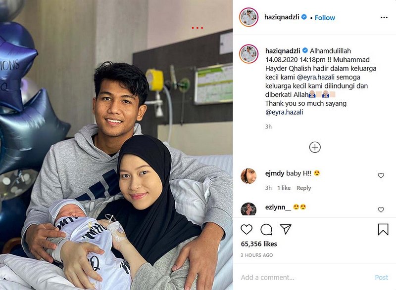 MYARTIS.COM | MYARTIS | MY | ARTIS: NAMA BABY BOY - EYRA HAZALI & SUAMI PILIH 'MUHAMMAD HAYDER ...