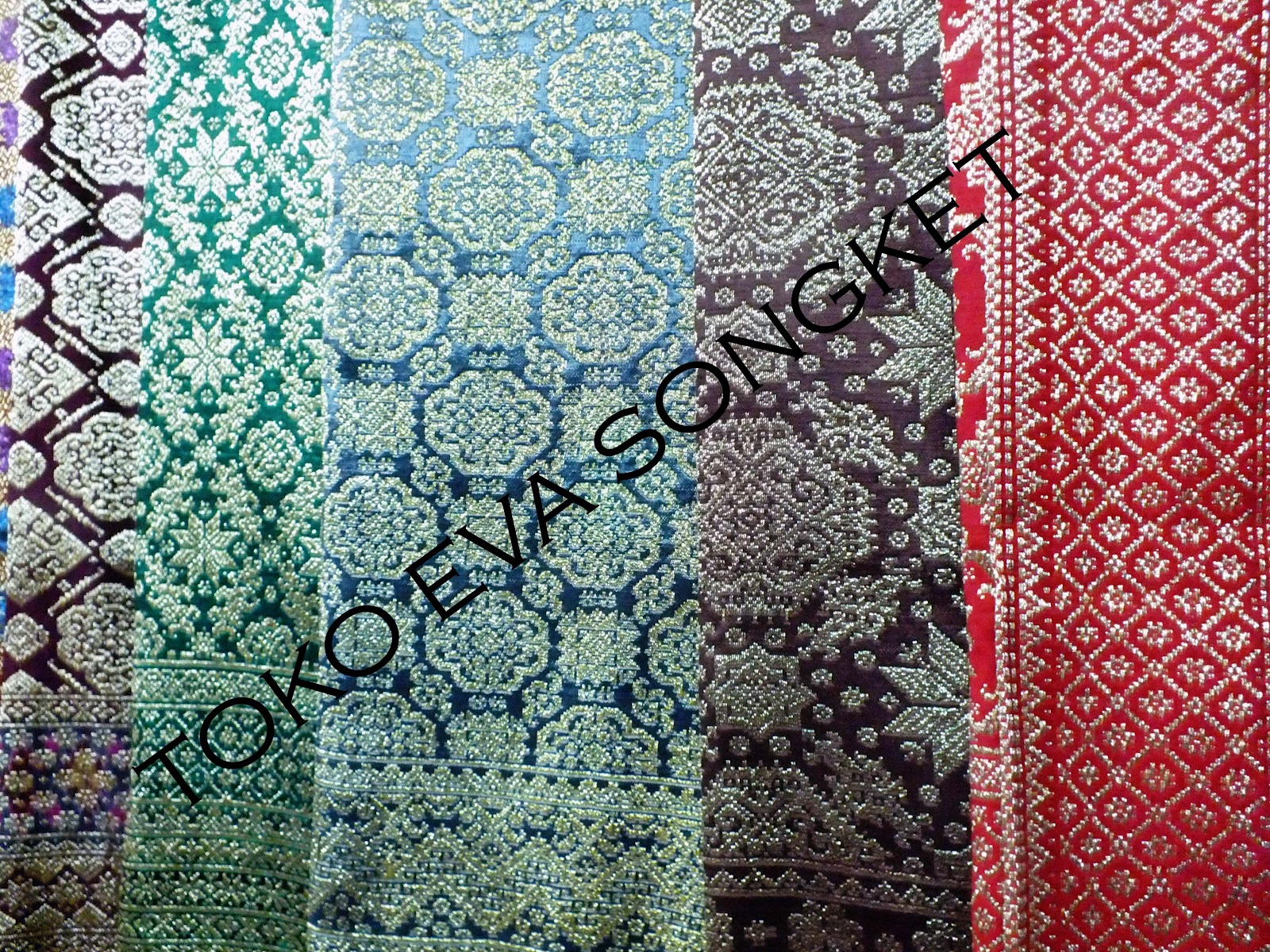 Jual Songket Palembang, Ulos Batak & kain tenun Indonesia