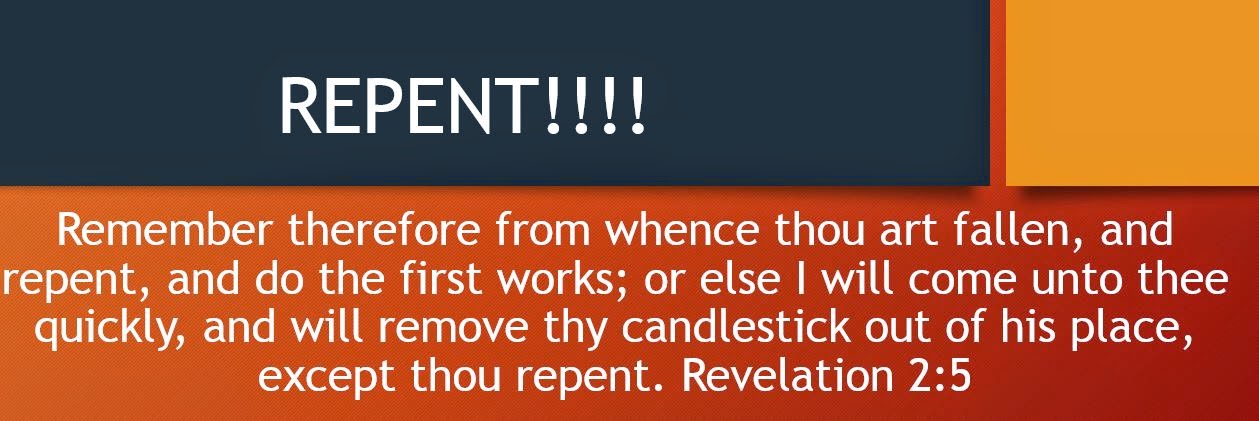 LIGHT A LEADER: Repent.... As a leader