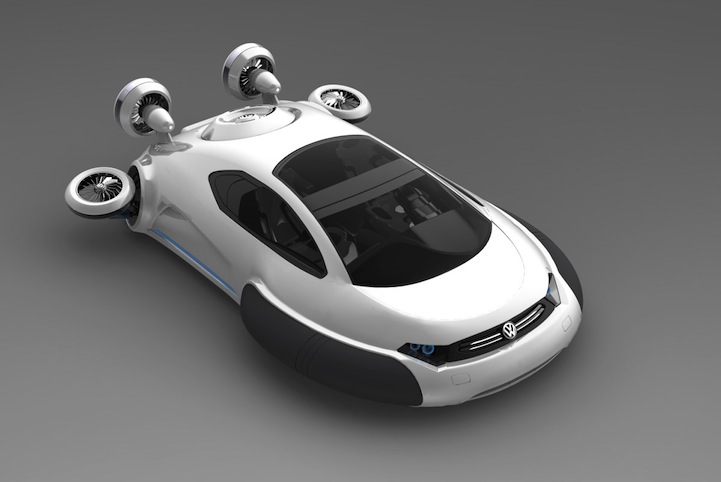 Inilah Mobil Amfibi dengan Bentuk yang Futuristik karya Yuhan Zhang ...