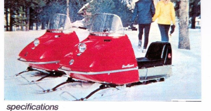 CLASSIC SNOWMOBILES OF THE PAST: 1969 RUPP SNO SPORT SNOWMOBILES