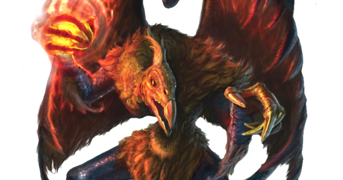 Devilmanotis Pathfinder: Plaguebone, Vrock Wizard