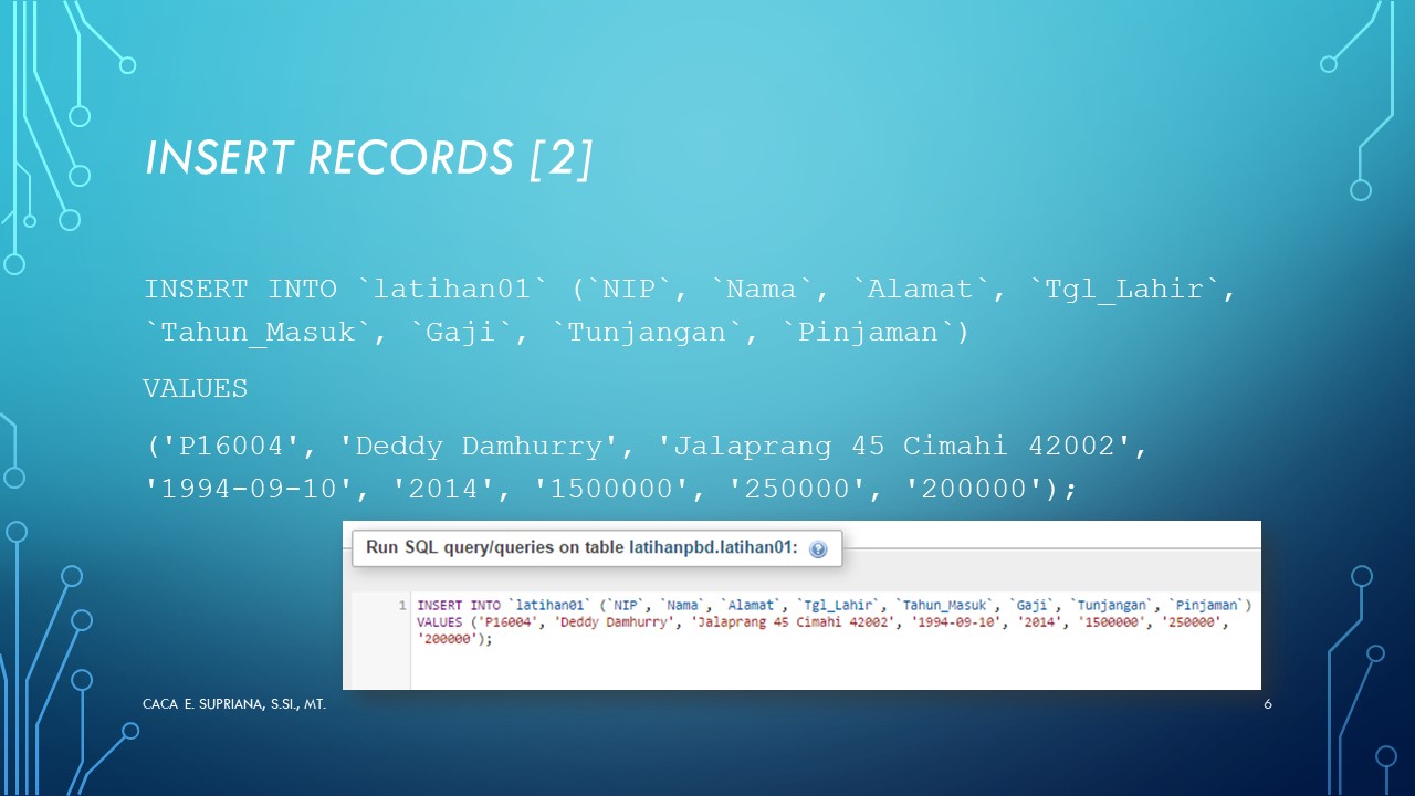 IF164106 - Pengaksesan Basis Data [11] Latihan SQL Relationship