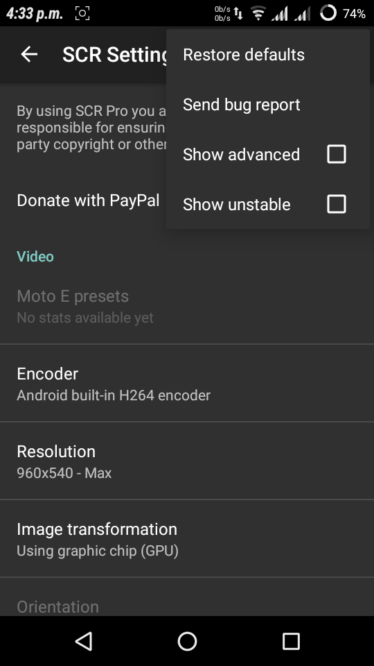 SCR PRO for android 6.0 | GFORGAMMER.com