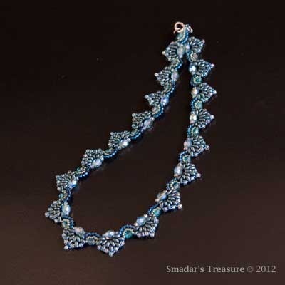 Smadar's Treasure: Twin Spades Necklace and Bracelet