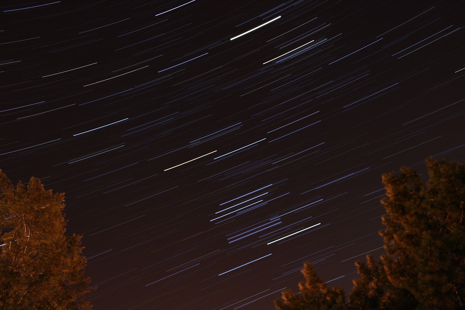 Star trails over Bowling Green on a cold November night [Stellar ...