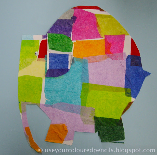 Use Your Coloured Pencils: Elmer Elephants