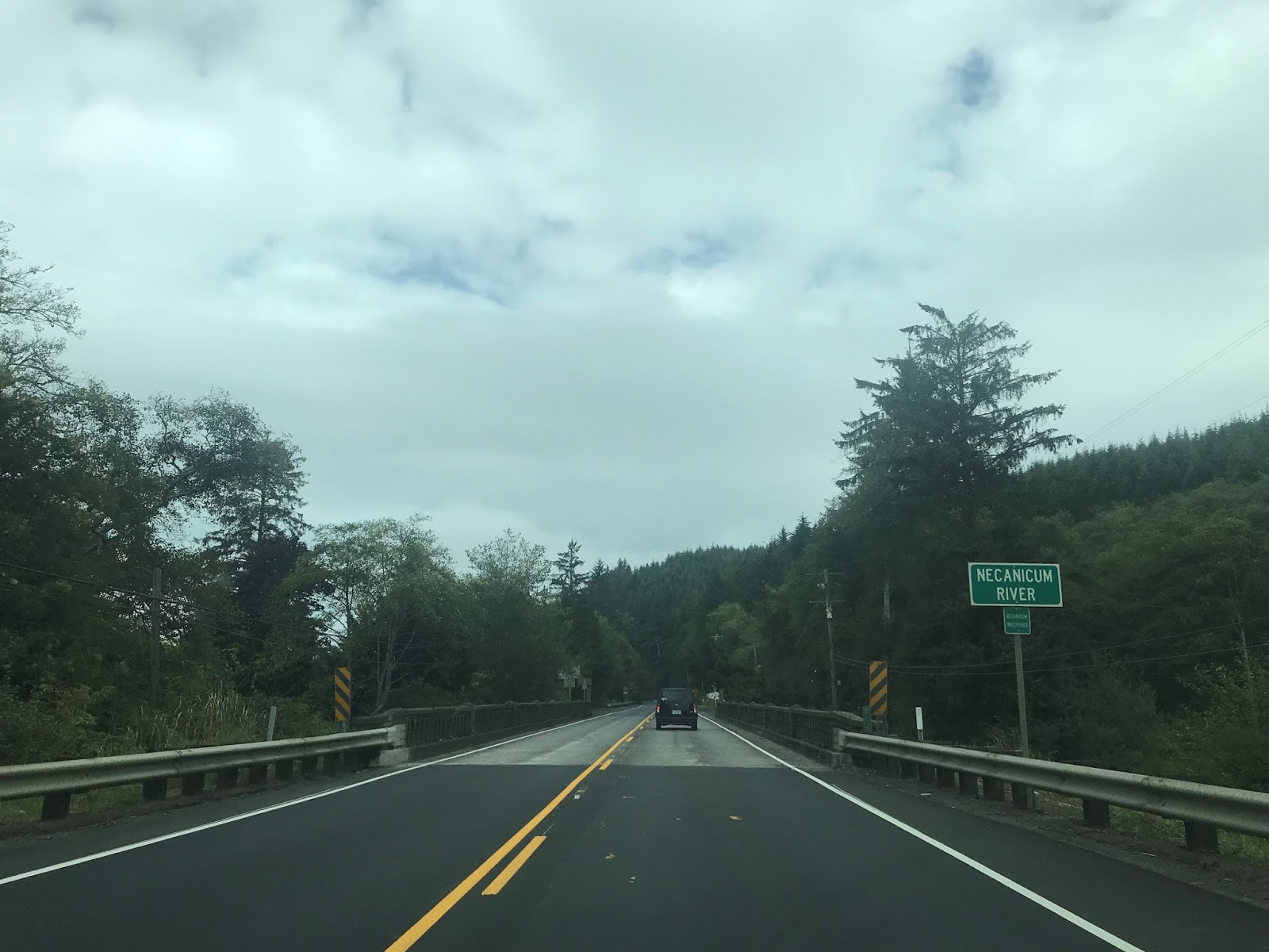 US Route 101 from Cannon Beach, Oregon over the Columbia River via the ...