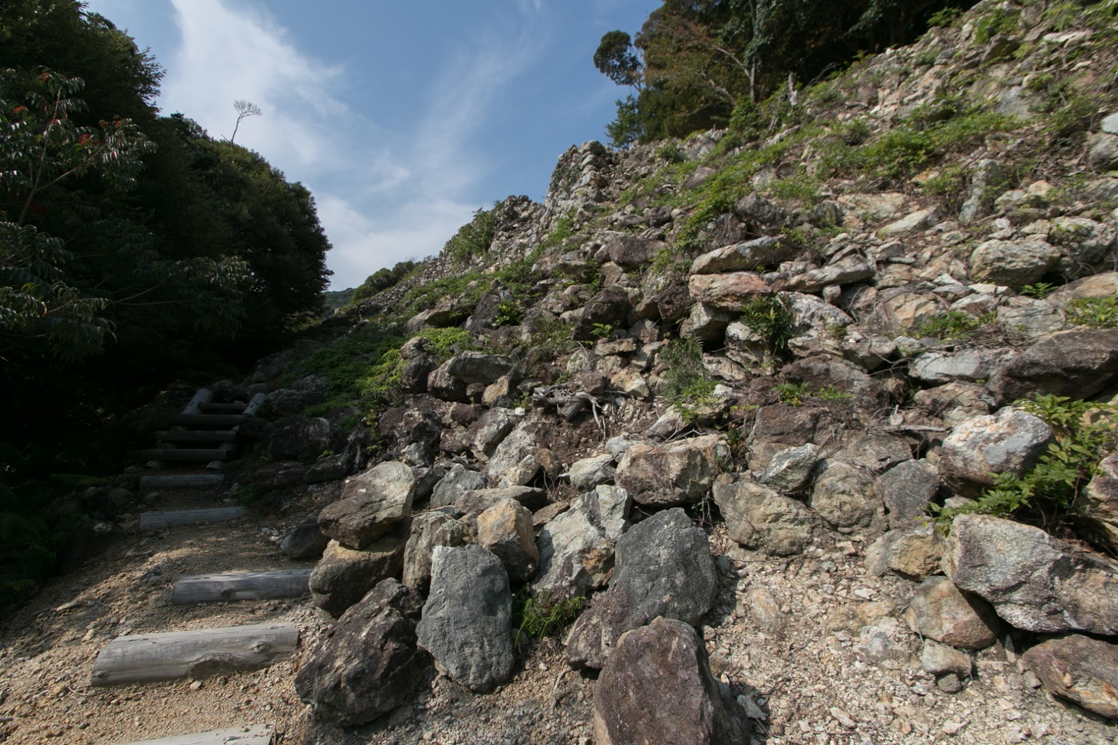 Kaneda Castle -Castles at forefront islands (2) 1,200 year unchanged ...