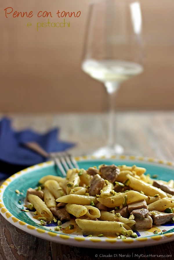 My Ricettarium: Penne con tonno e pistacchi