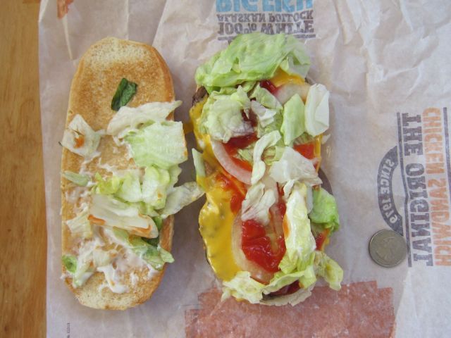 Review: Burger King - Extra Long Buttery Cheeseburger